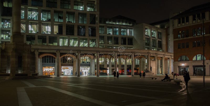 Paternoster Square, London stock photo. Image of pavement - 52627822