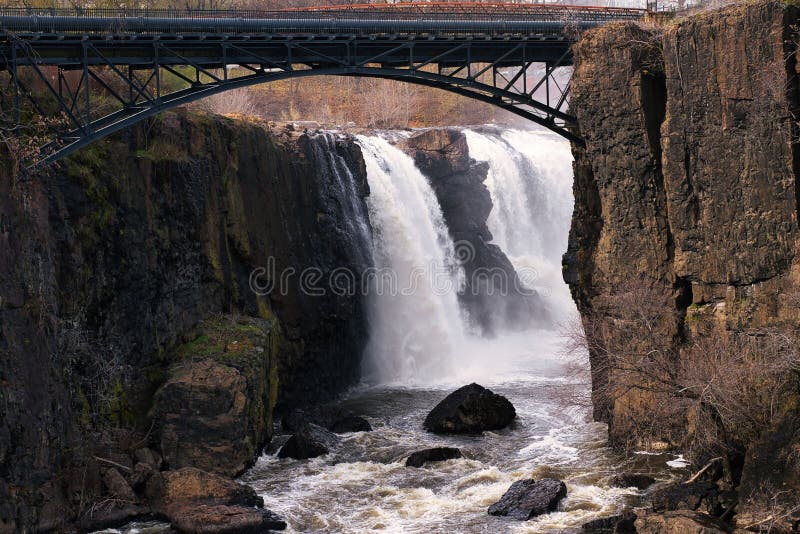 Paterson Great Falls National Historical Park in the Daylight in the US ...