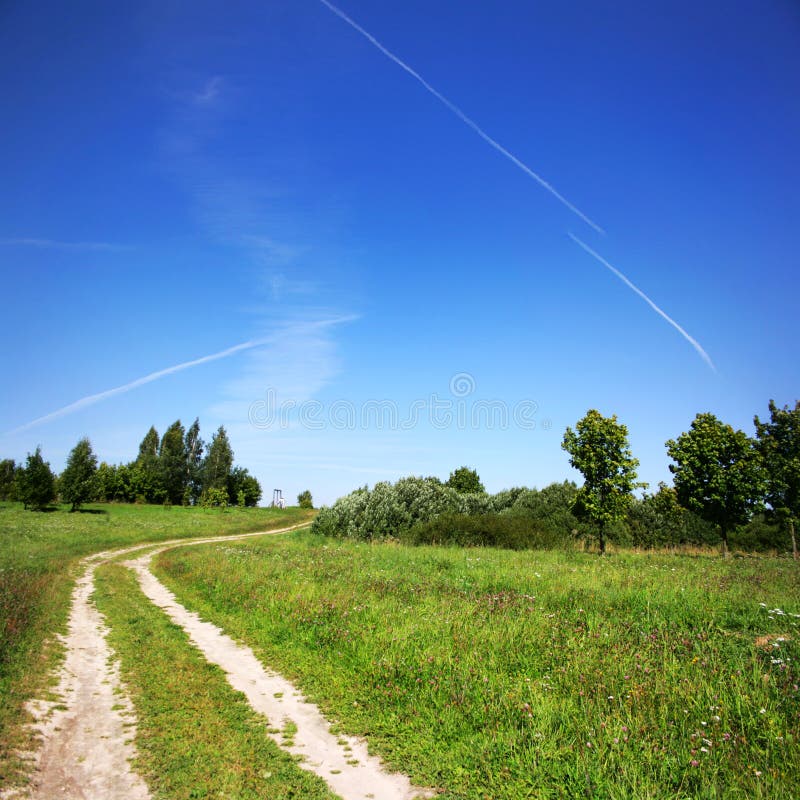 Narrow sandy path upwards stock photo. Image of desire - 19730108