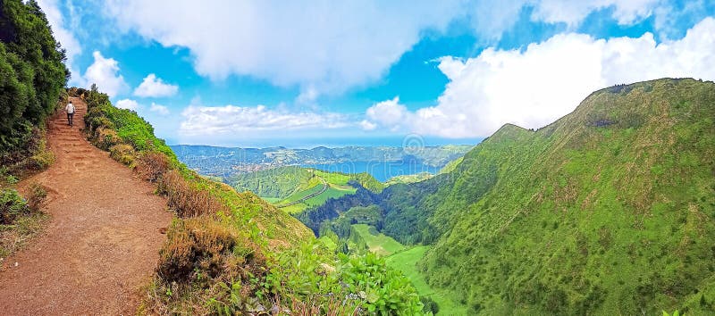 The Path Along the Crest of the Volcano To the Chapel on the Island of ...