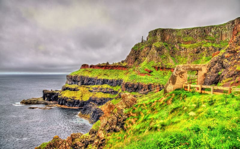 Path To Giants Causeway; County Antrim; Northern Ireland Stock Image ...