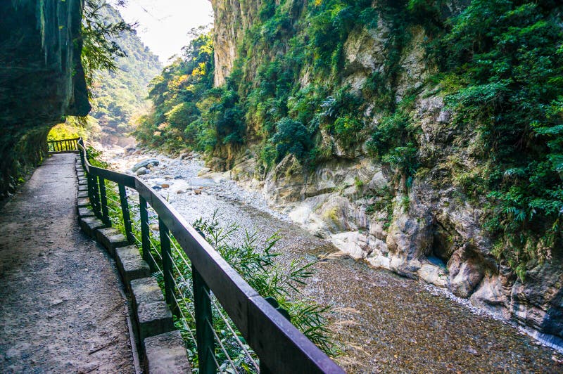 Path along river in gorge stock image. Image of pebbles - 61859743
