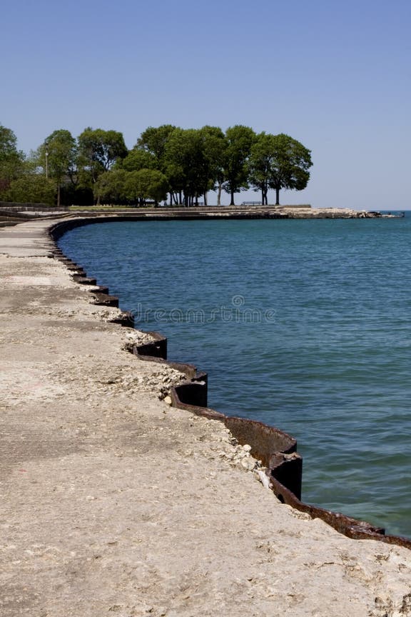 Path along Water stock photo. Image of water, breakwall - 9626676