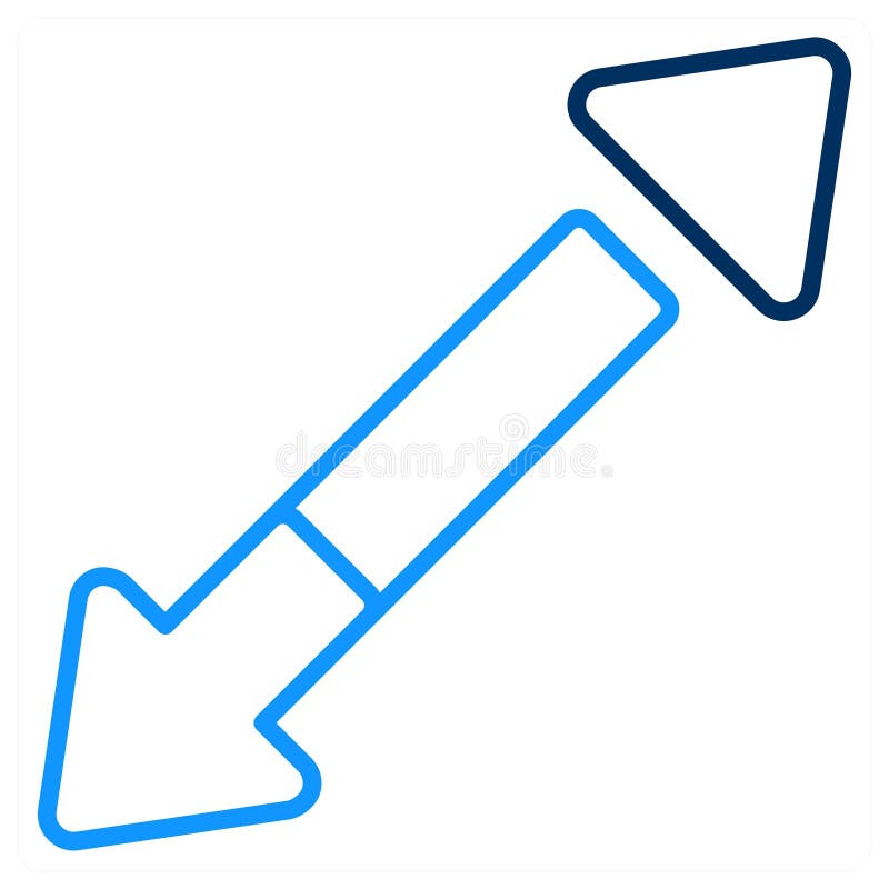 Path and Arrows Icon Concept Stock Illustration - Illustration of arrow ...