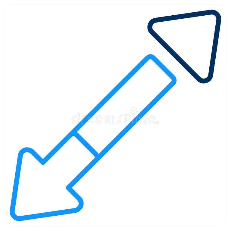 Path and Arrows Icon Concept Stock Illustration - Illustration of arrow ...