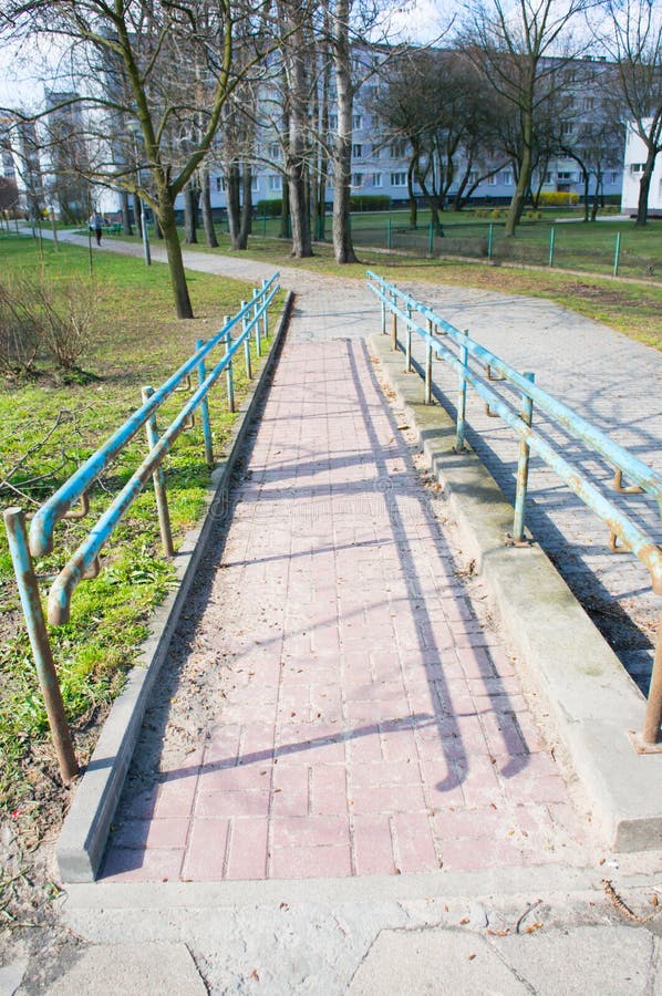 Path with barrier stock image. Image of outdoor, footpath - 44741471