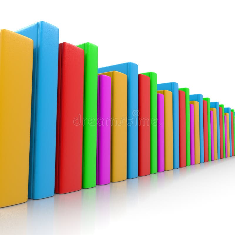 Path of Books stock illustration. Illustration of aligned - 40134521