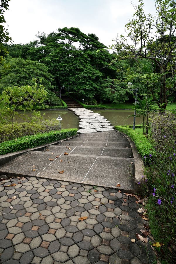 Path and bridge stock photo. Image of blocks, path, concrete - 65513344