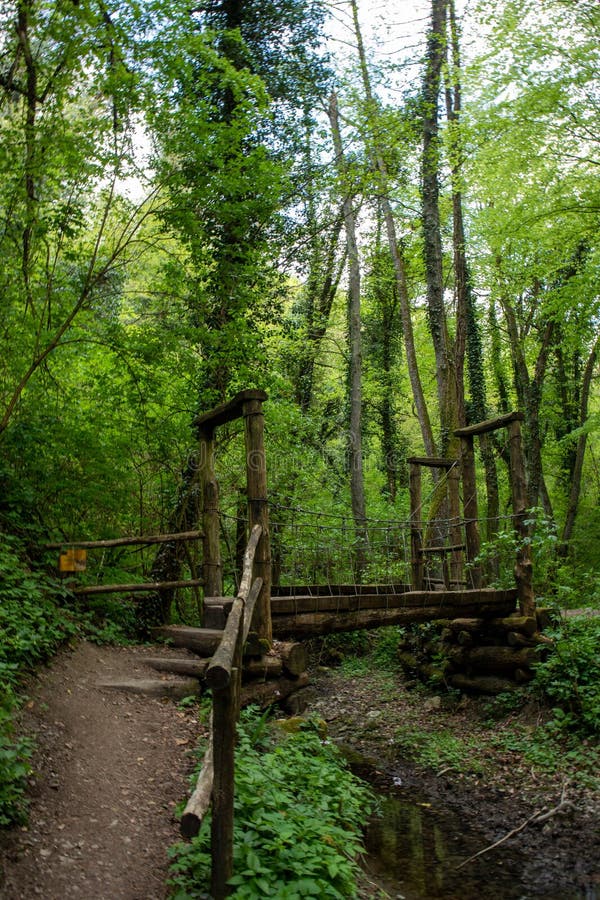 Path of the 18 bridges stock photo. Image of trekking - 290239528