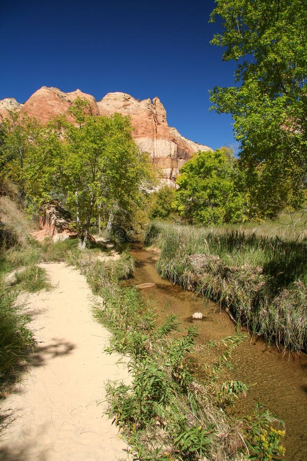 Path at the Calf Creek stock image. Image of haunt, environment - 27891525