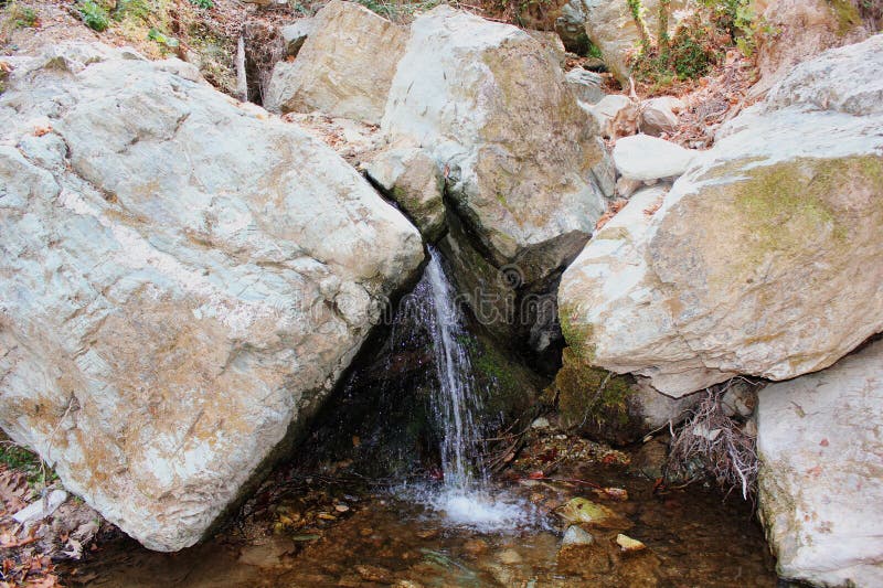 The Path of the Centaurs (after Cyclone Daniel) Portaria Greece Stock ...