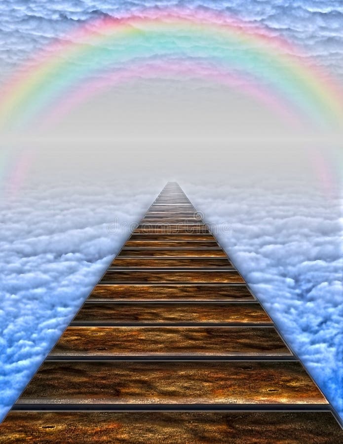 Clouds Rainbow Walk Stock Illustrations – 97 Clouds Rainbow Walk Stock ...