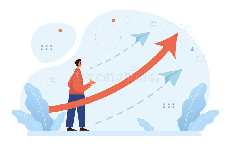 Path Concept. Life Course or Business Way, Plan or Strategy Stock ...