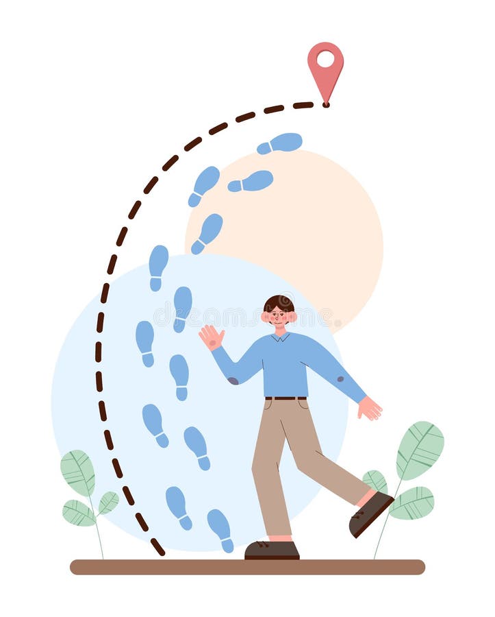 Path Concept. Life Course or Business Way, Plan or Strategy Stock ...