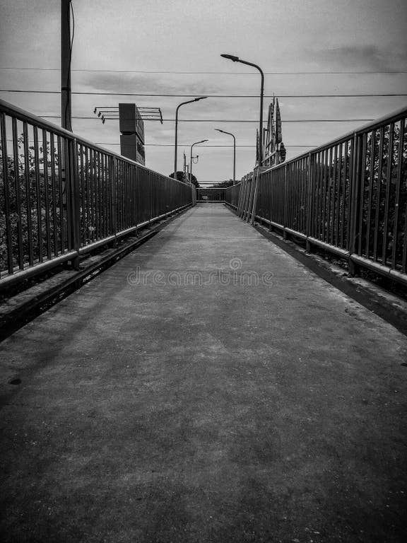 The path of darkness stock image. Image of overpass - 185340027