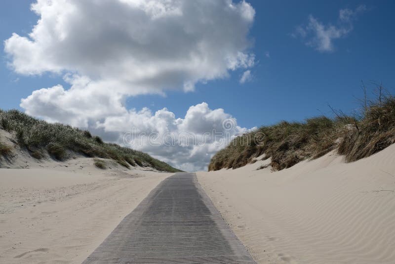 Path through the dunes stock image. Image of adventure - 36224479