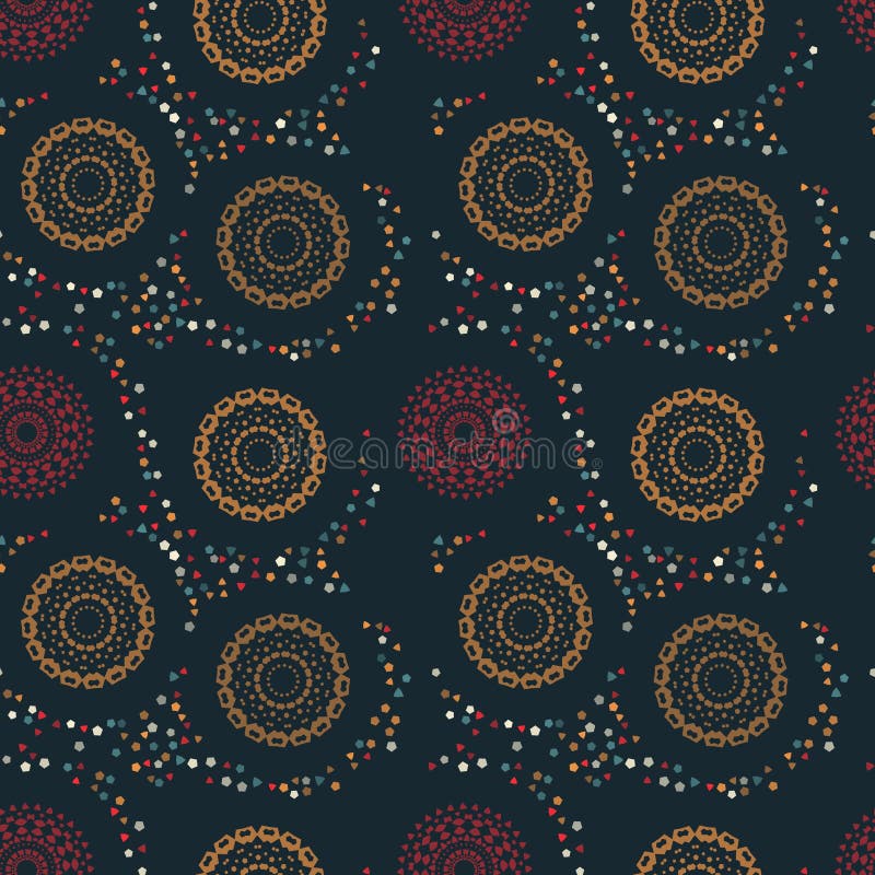 Path of Endeavour Seamless Pattern Stock Vector - Illustration of color ...