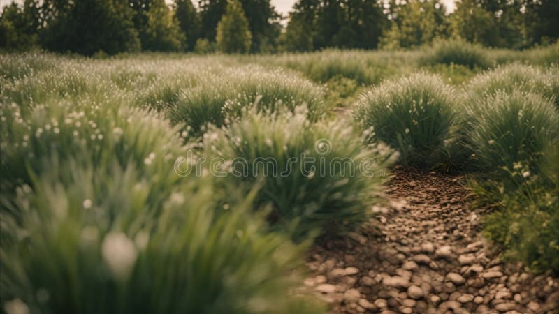 Path through a Field of Lush Grass Stock Video - Video of outdoor ...