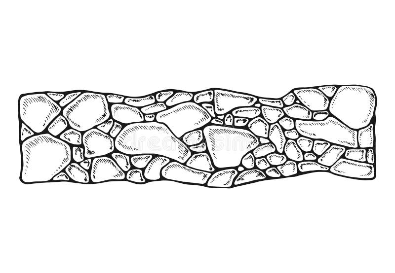 Stone Path Clipart Drawing