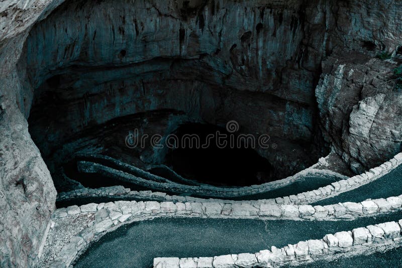 Ominous cave stock photo. Image of geology, darkness - 231732972