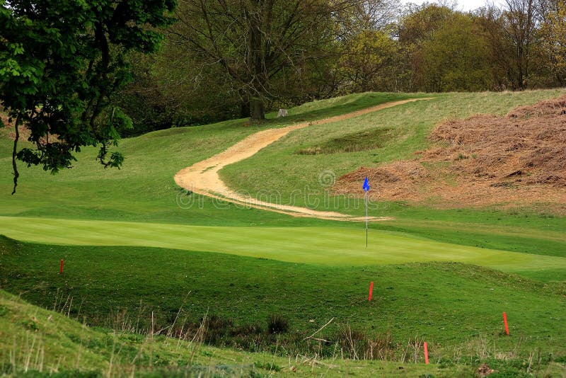 Path through the Golf Course Stock Photo - Image of environment, beauty ...