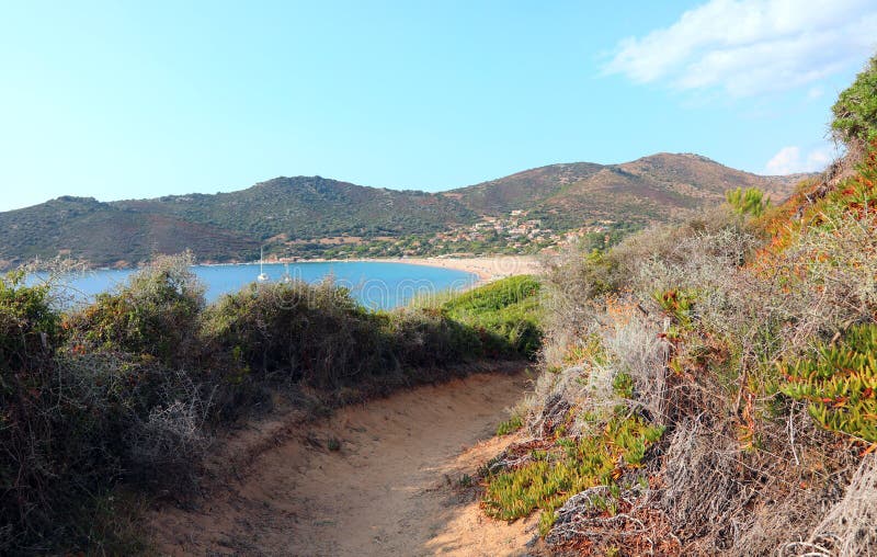 Path on the Hill of European Island Stock Photo - Image of sardegna ...