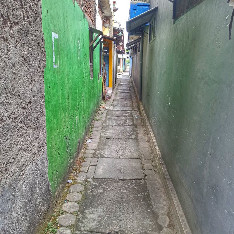 The Path beside the House in East Java Stock Photo - Image of sidoarjo ...