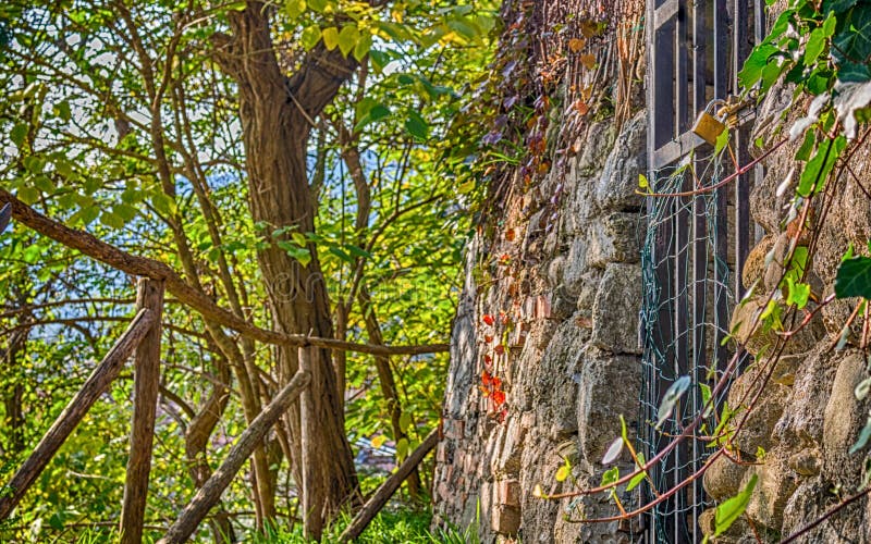 Path of Italian Hill Village Stock Image - Image of emilia, houses ...