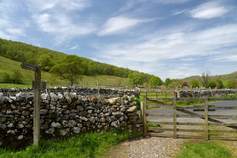 Path in Langstrothdale stock image. Image of field, dale - 258589057