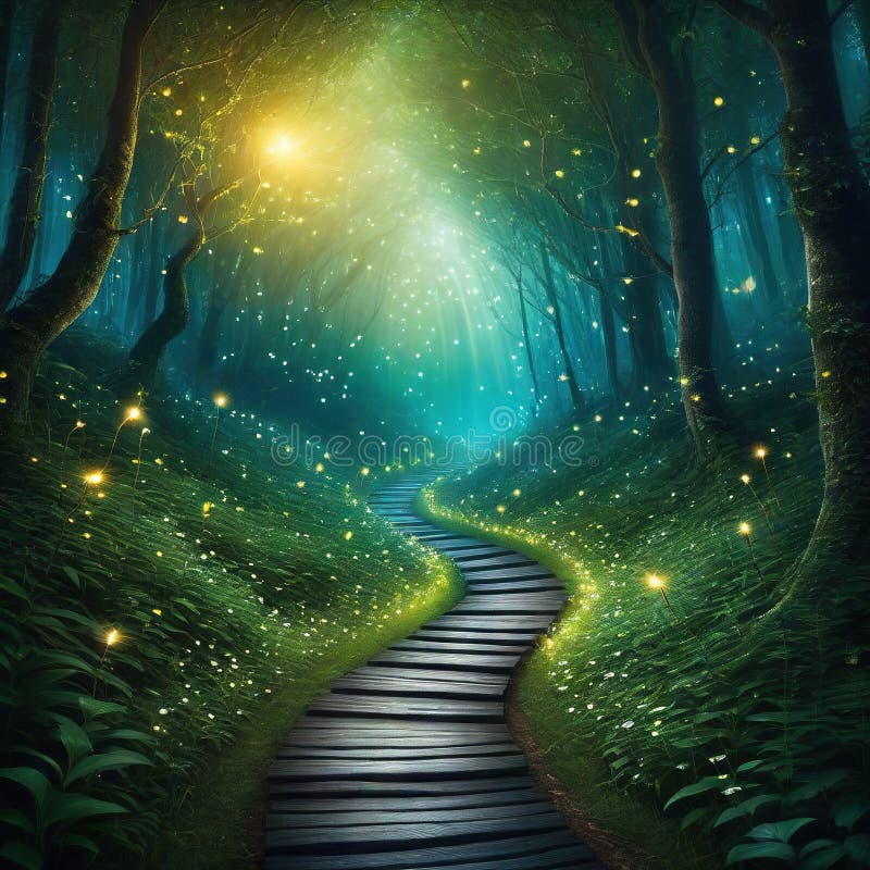 Path that Leads To Separate in the Depths of the Wonderful Environment ...