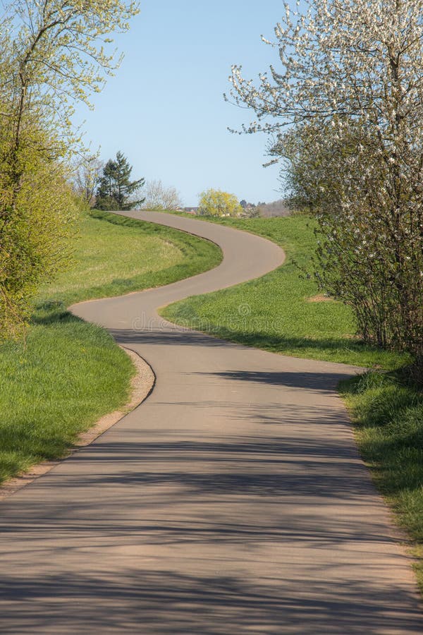 The Path of Life Never Goes Straight but always Moves Forward Stock ...