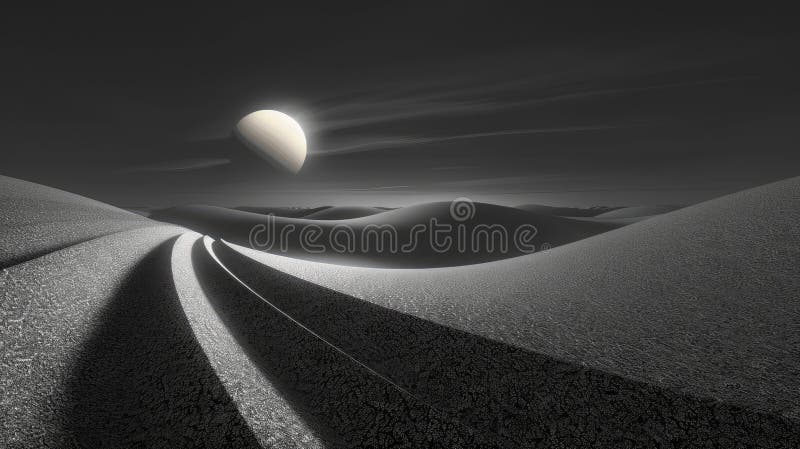 Path of Light: Journey through Darkness Stock Photo - Image of pattern ...
