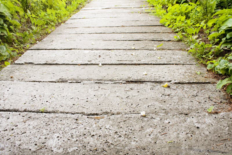 Path lined with plates stock photo. Image of level, floor - 71972118