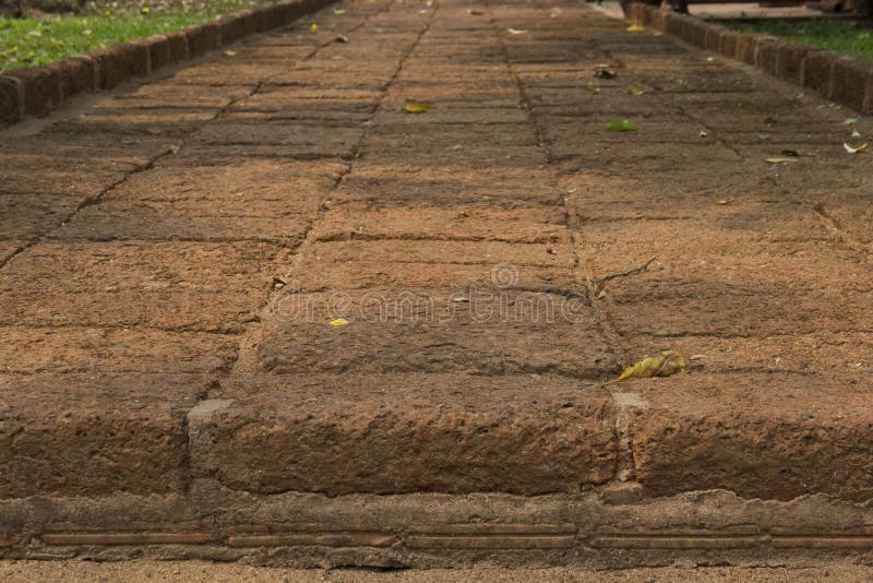 Path made of laterite. stock photo. Image of rectangle - 24056046