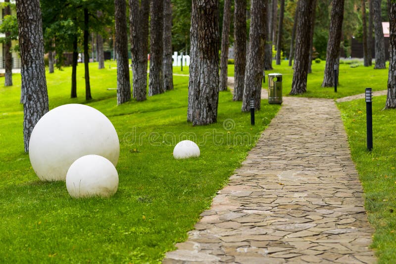 Path made of natural stone stock photo. Image of path - 181320528