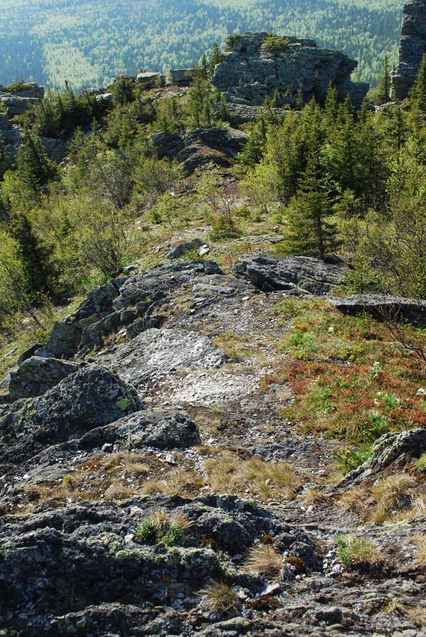 Path in the mountain stock image. Image of wind, rock - 5465565