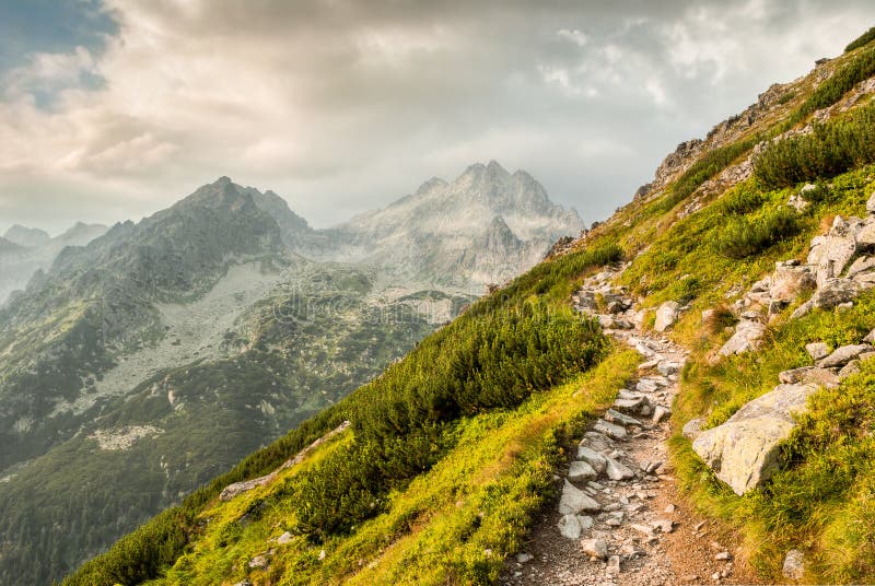 Path in mountains stock photo. Image of landscape, beauty - 34710846