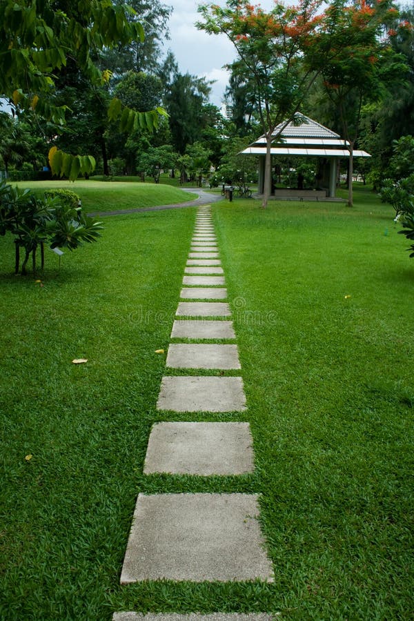 Path in Park stock photo. Image of park, alley, peaceful - 15151912