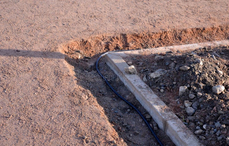 Connecting the Park Path and Sidewalk To the Asphalt Road Using a Strip ...
