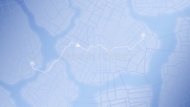 Path from Point To the Intended Goal, Destinations, Signs. Roads ...