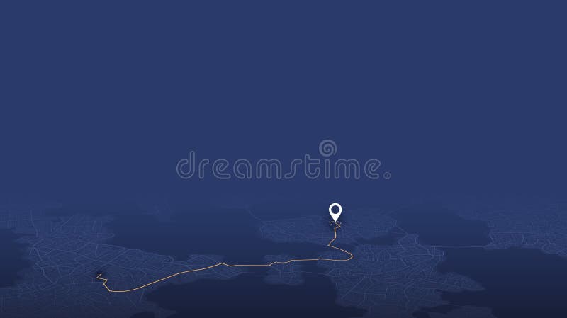 The Path from a Point To the Intended Goal, Destinations, Signs. Roads ...