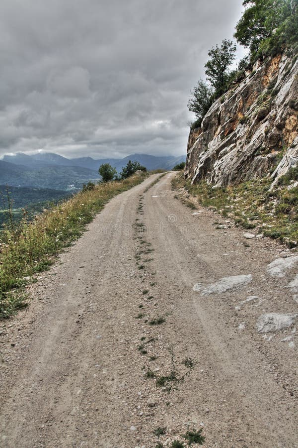 Path in Pyrenees, France stock image. Image of countryside - 90742411