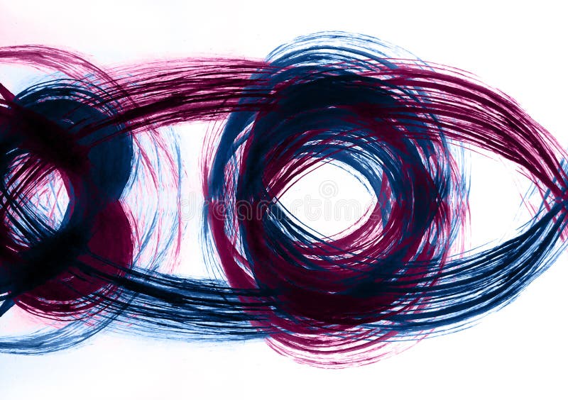 Path of Reflection on the Sheet Format with a Wide Brush. Calligraphy ...