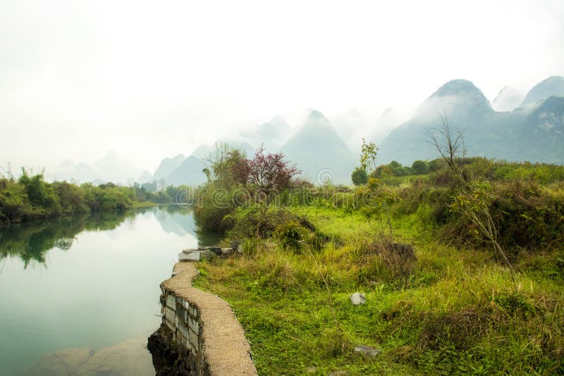 A path beside the river stock image. Image of leisure - 99287711