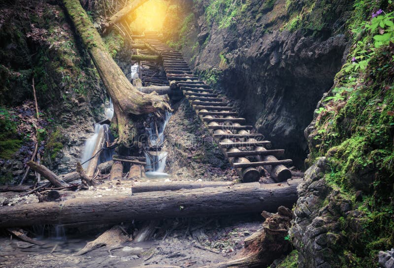 Path through rocky canyon stock image. Image of rock - 76070479