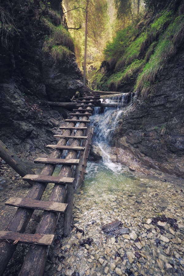 Path through rocky canyon stock image. Image of paradise - 76070559