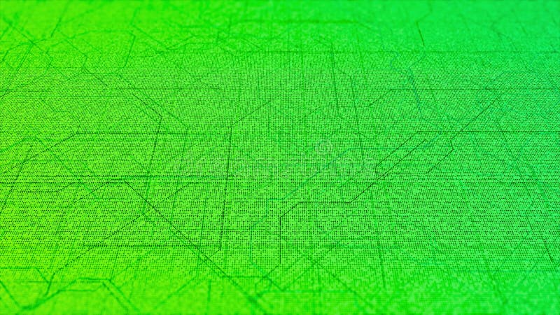 Path Scheme in Matrix. Animation. Map with Moving Lines Showing Paths ...
