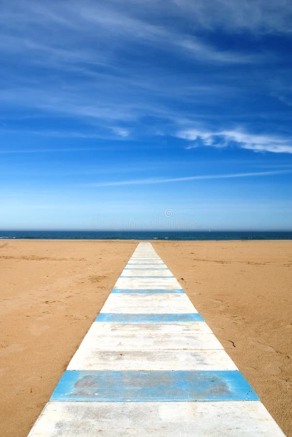 Path for the sea stock photo. Image of waves, beach, nature - 14281994