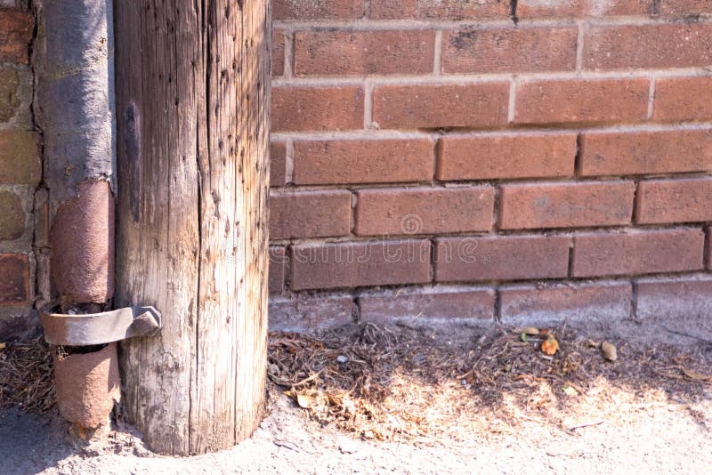 Path Side Brick Wall stock image. Image of concrete - 189084889