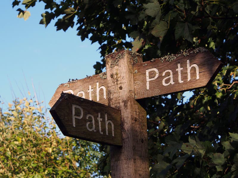 Path Sign stock photo. Image of garden, nectar, green - 39498966